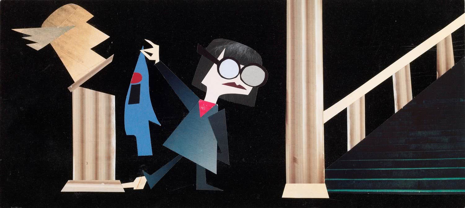 Teddy Newton, Edna Moda, alias «E» (Los Increíbles, 2004), collage ...