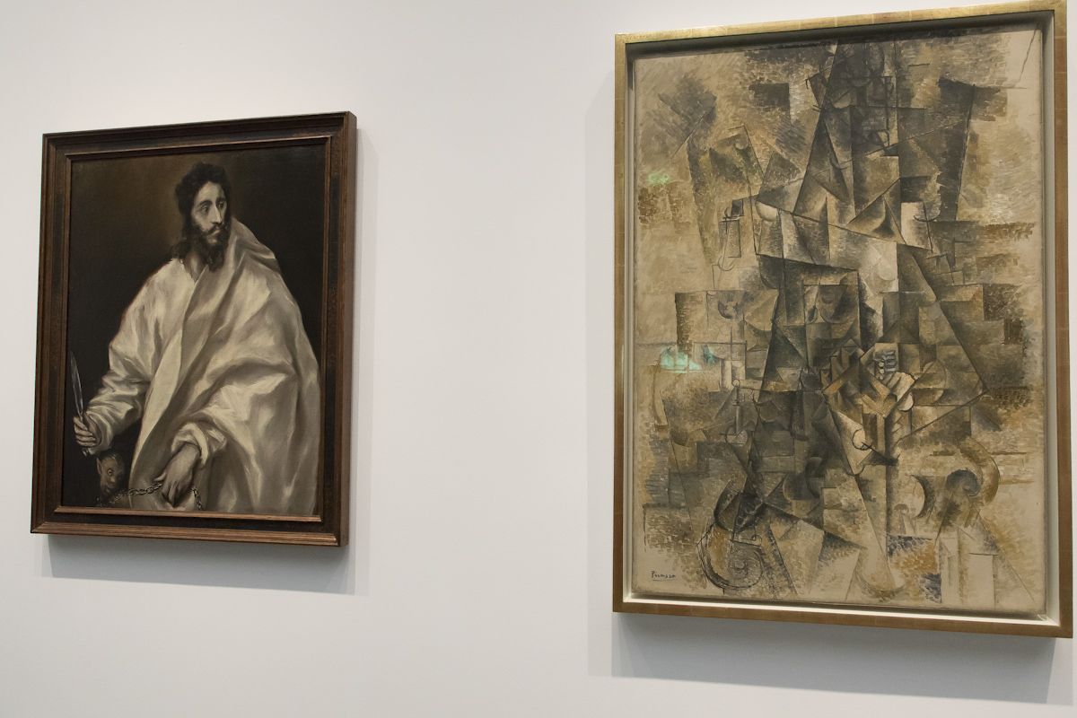 Exposición "Picasso, el Greco y el cubismo analítico". Fotos: © Luis ...