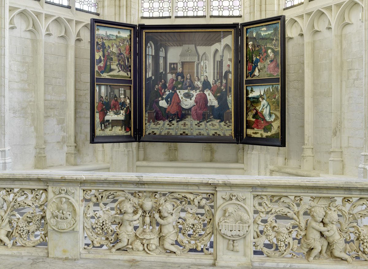 'Tríptico de la última cena'. Dieric Bouts, 1464-1468, M Leuven / Iglesia de San Pedro. Foto ...