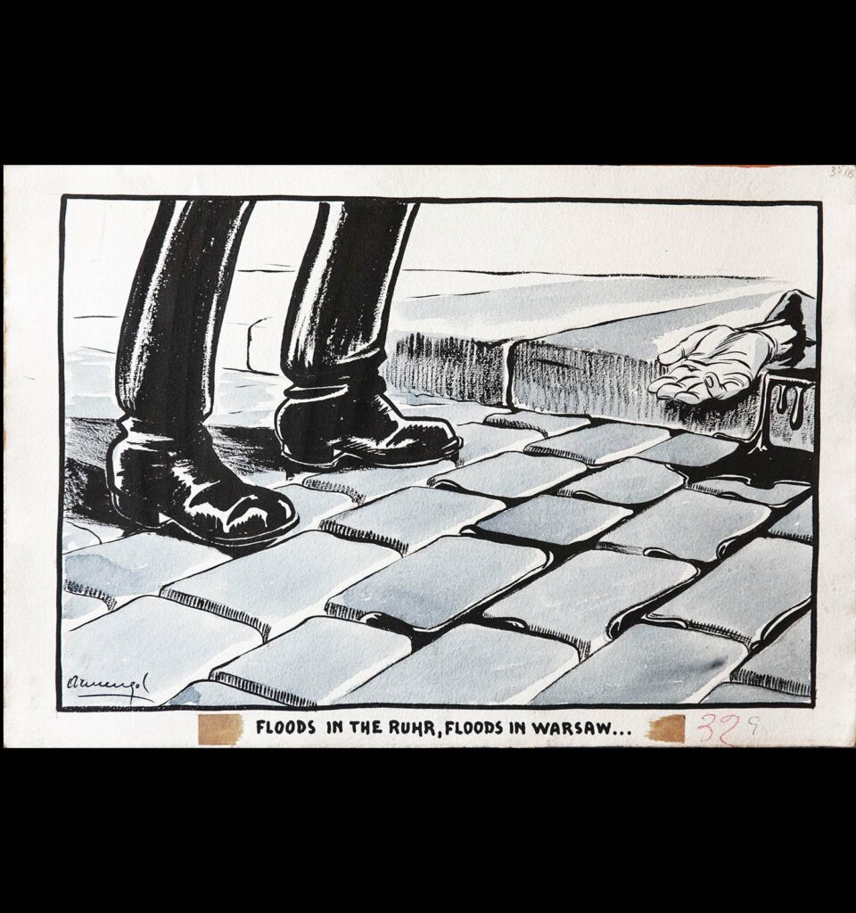 Mario Armengol, "Floods in the Ruhr, Floods in Warsaw". - hoyesarte.com